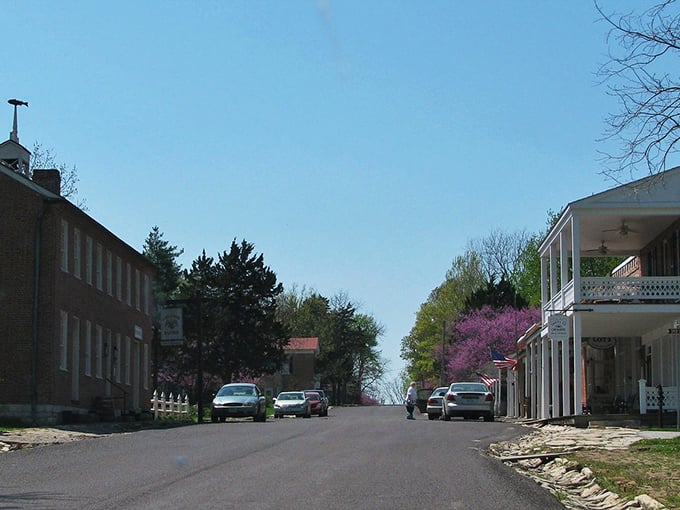 Those white porches in Arrow Rock aren't just pretty—they're front-row seats to history, where locals have watched the world change for centuries.