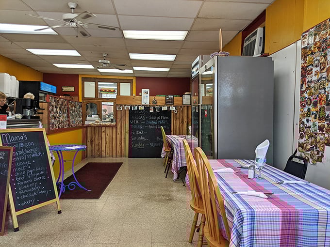 The warm, lived-in interior of Black Forest Deli feels like dining in a favorite aunt's kitchen—if your aunt made incredible sandwiches.