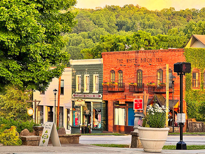 Charming shops, brick-lined streets, and mountain views—Clayton is the kind of small town that instantly feels like home.