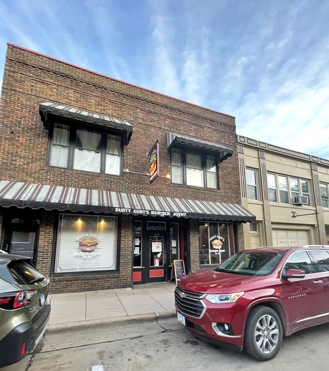 The unassuming storefront of Durty Gurt's is like a secret handshake—only burger lovers in the know will discover what awaits inside.