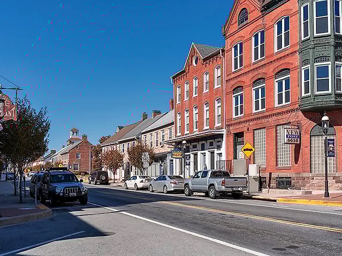 The red brick charm of Emmitsburg's Main Street makes even the most dedicated city slicker consider a change of address. 