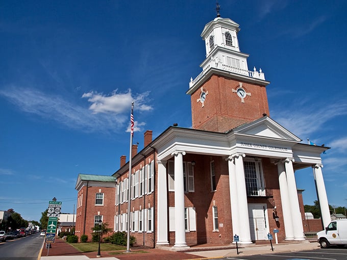 Small-town banking with character – Georgetown's historic buildings maintain their charm while serving modern needs.