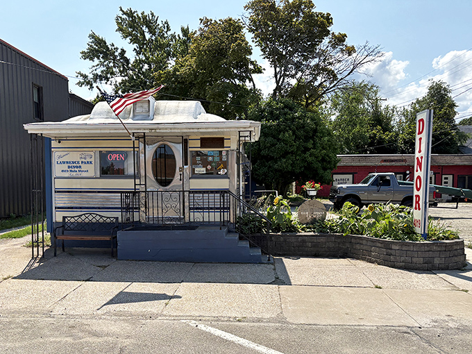 This tiny white building with its proud "DINOR" sign has been Erie's answer to fancy restaurants for generations—who needs white tablecloths when you have perfect eggs?