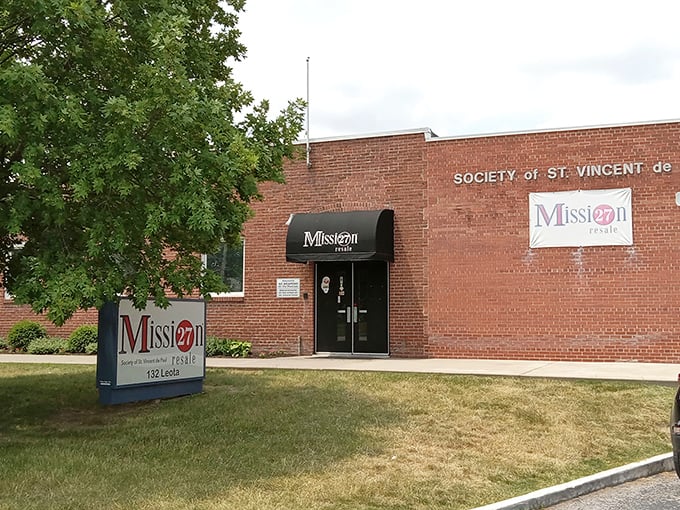 The Society of St. Vincent de Paul's Mission Resale store stands solid as the values it represents. Shopping that makes a difference.