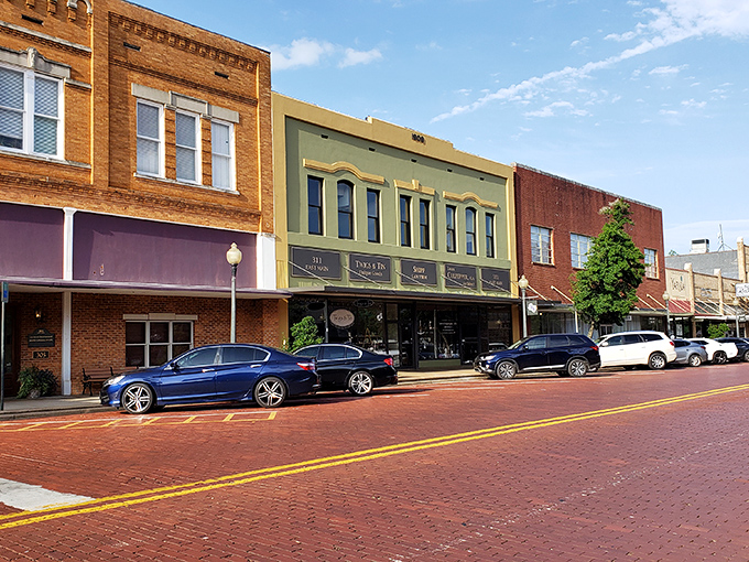 The oldest town in Texas doesn't hide its age—it celebrates it with beautifully preserved architecture in downtown Nacogdoches.