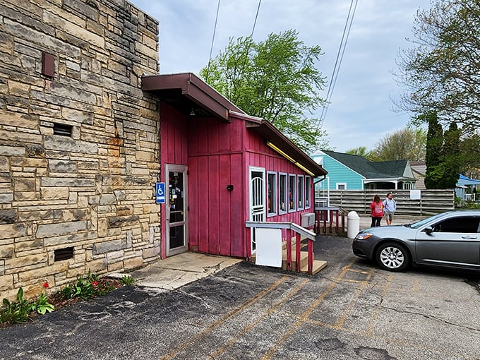 Spring, summer, fall or winter – Porky's stands ready to serve, a burgundy beacon of deep-fried delights in every season.