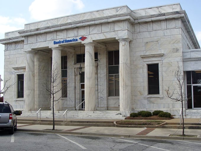 This stately courthouse in Tifton has seen housing booms and busts, but affordability remains in style.