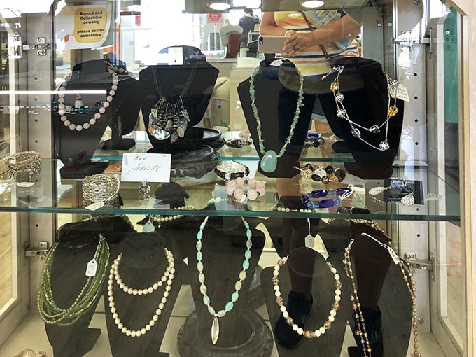 Jewelry that whispers tales of Florida soirées past—from classic pearls to statement pieces that scream "I'm vacationing in style!"