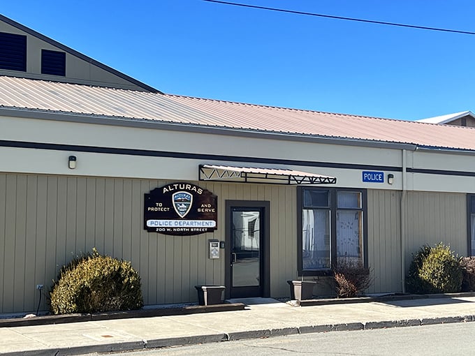 The Alturas Police Department—where the crime blotter might feature "suspicious deer in yard" and officers know your name, not just your license number.
