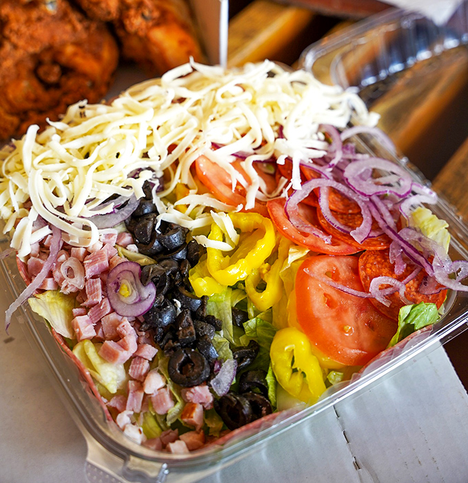 An antipasto salad so fresh and vibrant, it makes you wonder why anyone settles for sad iceberg lettuce.