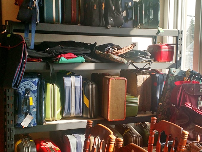 Luggage with stories to tell! These vintage suitcases have probably seen more of America than most Instagram influencers – and without needing Wi-Fi.