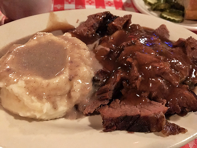 Brisket and mashed potatoes – a romance story more compelling than anything Hollywood has produced in the last decade.