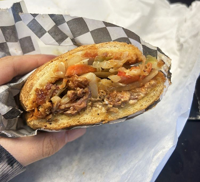 BBQ pulled pork that doesn't hide behind excessive sauce – tender, flavorful meat that's confident enough to let its slow-cooked perfection speak for itself.