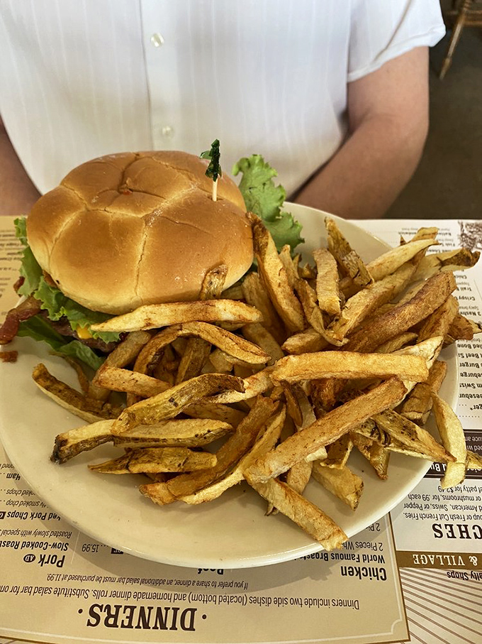 The burger and hand-cut fries combo that makes you question why you ever waste calories on fast food. This is what fast food dreams it could be.