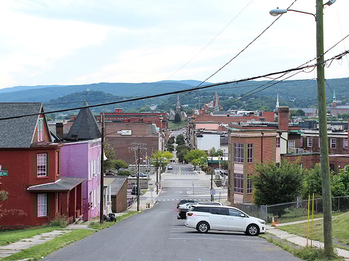 Baltimore Street bustles with just enough energy to feel alive but not enough to need aspirin.