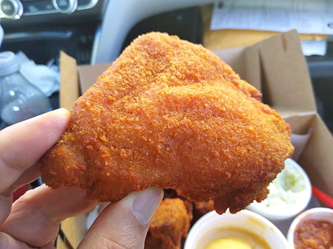 Crispy on the outside, juicy on the inside—these pieces of chicken are what food dreams are made of. Diet plans, beware.