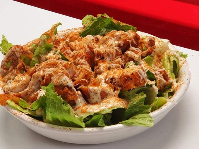 Even the Caesar salad here refuses to be ordinary – it's dressed for success and ready to party.