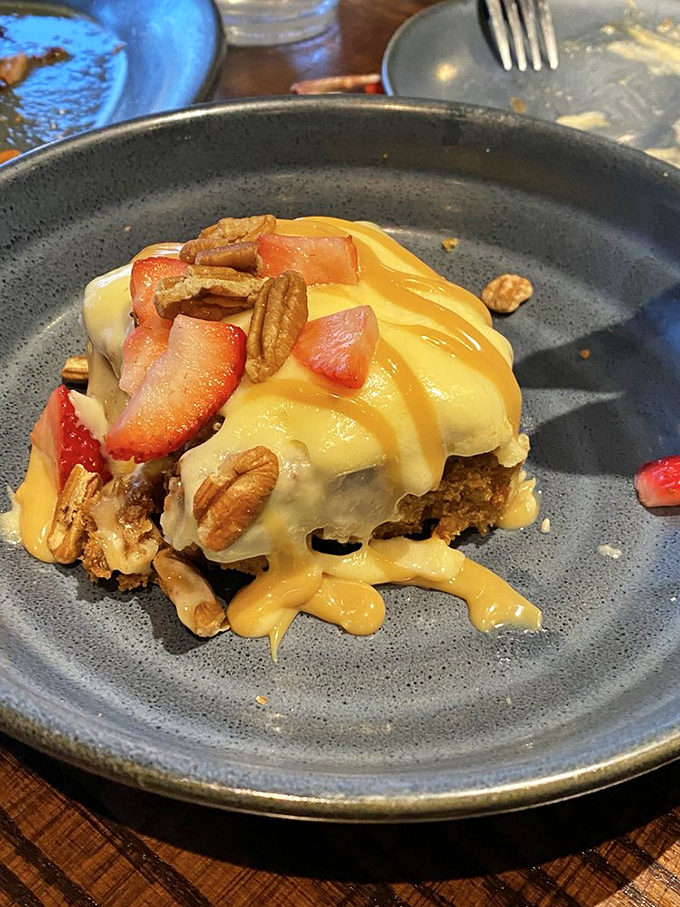 Sweet endings deserve this kind of attention – carrot cake that's worth saving room for always.