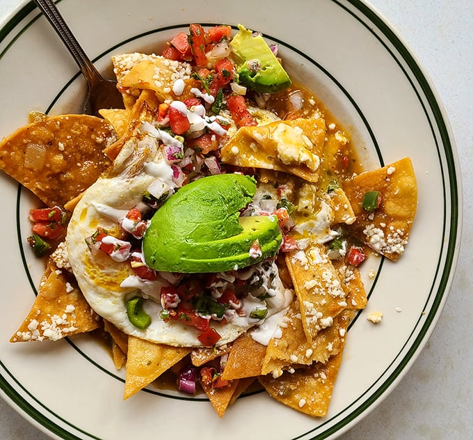 Chilaquiles that bring the fiesta to your morning – those tortilla chips didn't sacrifice themselves in vain.