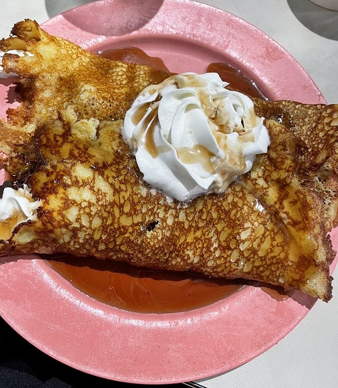 When chocolate chips meet banana crepes, magic happens – the kind that makes Monday mornings worth celebrating.