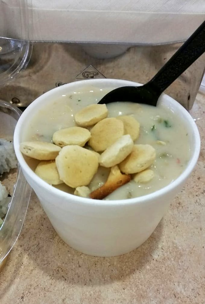 The clam chowder—thick, creamy, and loaded with tender clams—makes you question every other chowder you've ever consumed.
