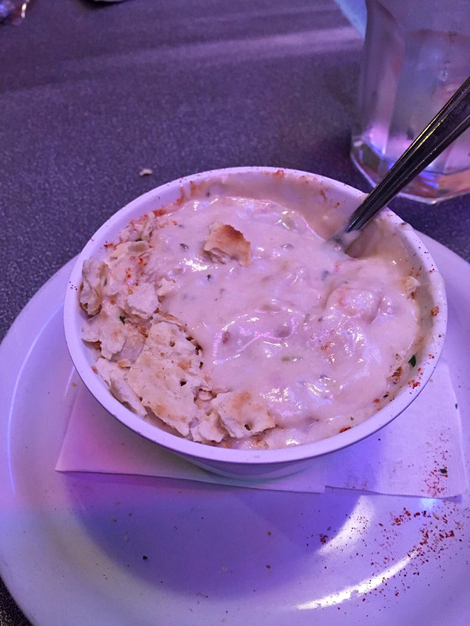 This isn't just clam chowder—it's a creamy coastal hug in a bowl that'll warm you faster than beach bonfire.