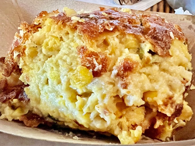 Corn pudding that your Southern grandmother would approve of—creamy, sweet, and sporting a golden crust that deserves its own fan club.