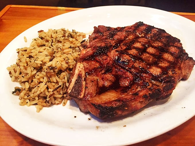 This cowboy steak with wild rice isn't just dinner—it's a John Wayne movie on a plate, bold and unforgettable.