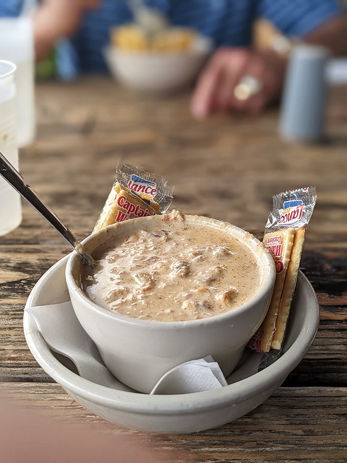 This isn't just crab stew—it's a bowl of coastal comfort that makes chicken soup look like it needs to try harder.