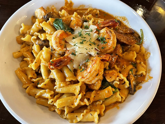 Creamy Creole pasta that doesn't just cross state lines—it erases them entirely, bringing Louisiana comfort straight to your Illinois table.