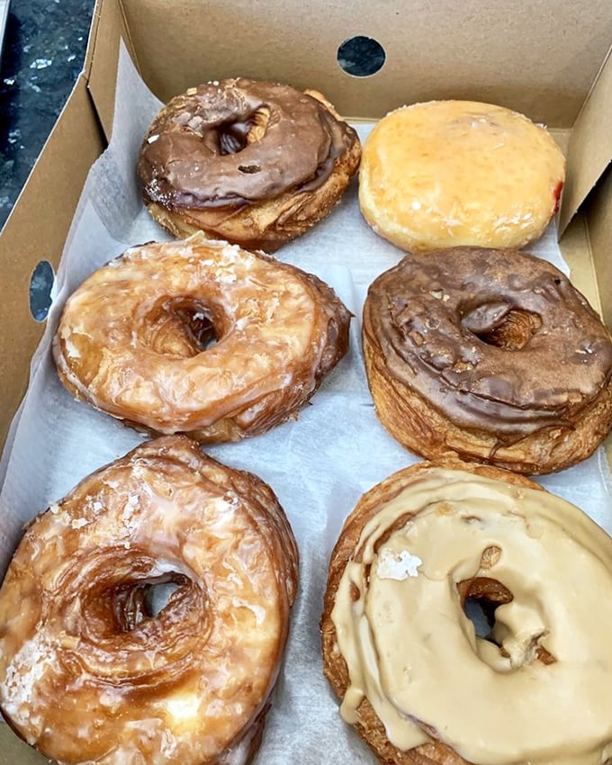 These cronuts aren't just pastries; they're edible evidence that some of the best relationships start with "What if we combined these two things?"