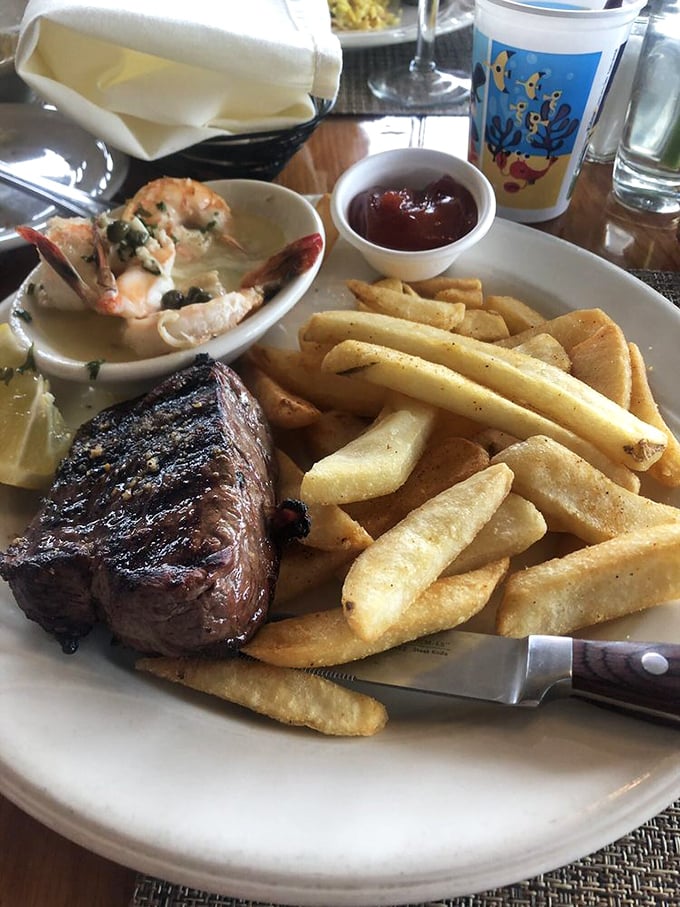 This perfectly seared filet mignon could convince a vegetarian to reconsider their life choices, just temporarily.