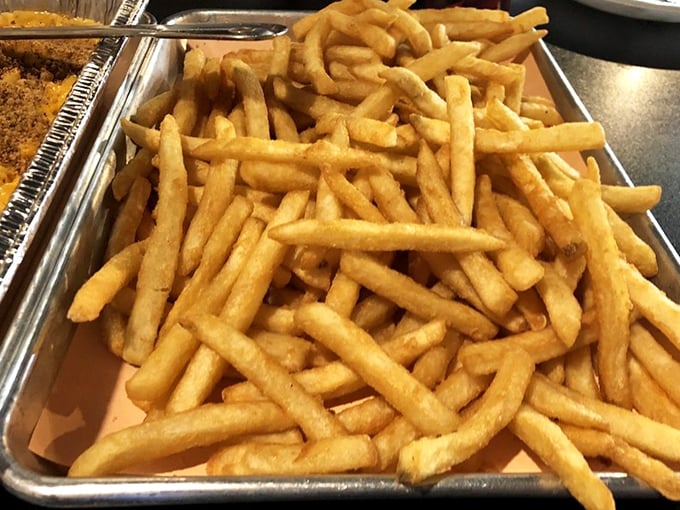 Golden, crispy, and more numerous than excuses after a Lions loss—these fries are the perfect sidekick to the barbecue superheroes on your plate.