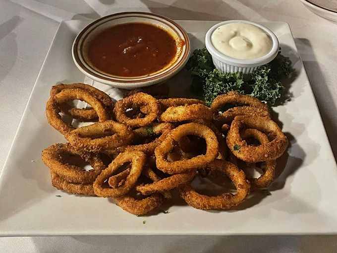 Golden rings of calamari that prove sometimes the best circles aren't found at jewelry stores.