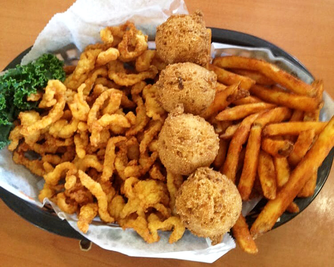 Each bite-sized morsel of fried clam perfection is like a tiny postcard from the ocean saying "Wish you were eating this!"