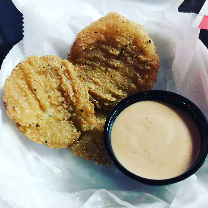 Fried green tomatoes that would make Fannie Flagg proud – crispy outside, tender inside, perfect throughout.