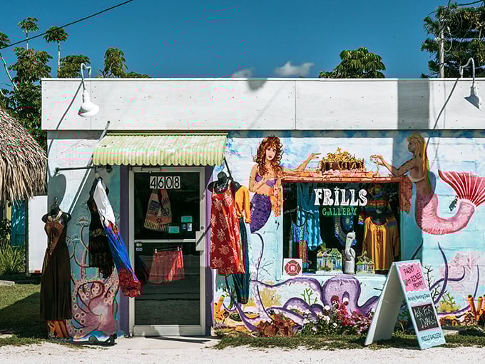 Art galleries here don't whisper sophistication – they shout joy loud enough to wake sleeping manatees offshore.