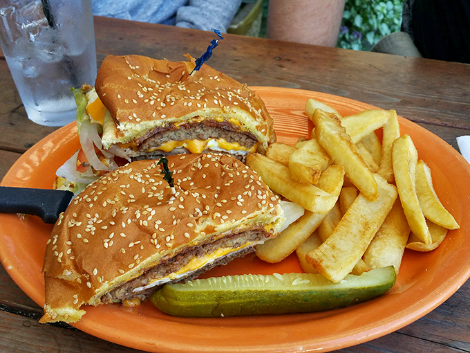 A burger that doesn't need a fancy name or artisanal toppings—just honest ingredients stacked with the confidence of something that knows it's good.