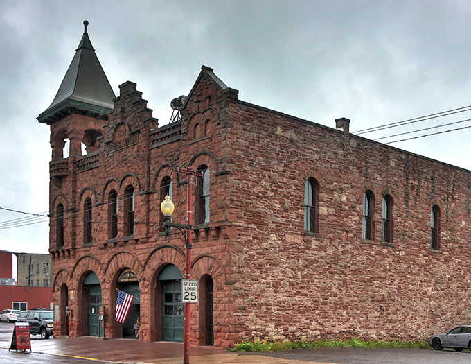 This historic fire station wasn't just built to last—it was built to show off. Those arches could support a mining town's worth of pride.