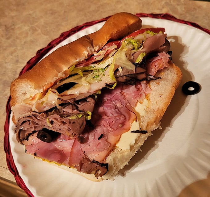 The Italian hoagie – where every layer tells a different chapter of the same delicious story. This isn't lunch; it's an event.
