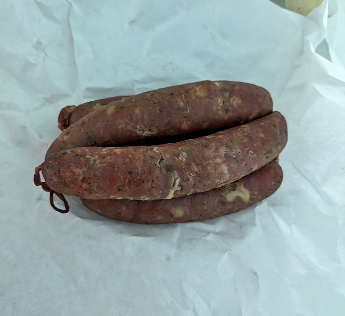 Dark, smoky, and mysterious – these kielbasa links have more character development than most Netflix series.
