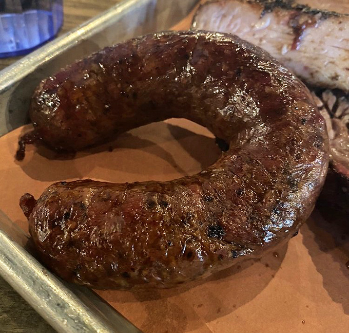 This jalapeño sausage has the perfect snap that would make even a New York hot dog vendor weep with envy. Juicy, spicy, smoky perfection.