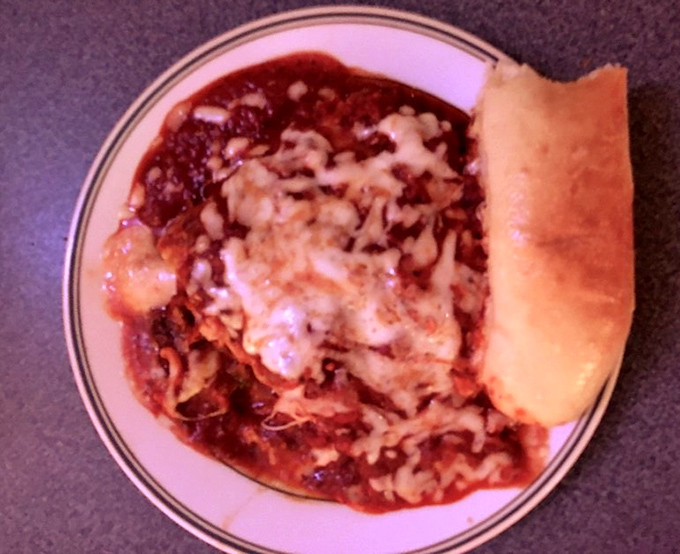 Lasagna that doesn't try to reinvent itself with fancy ingredients—just layers of comfort that remind you why classics became classics.