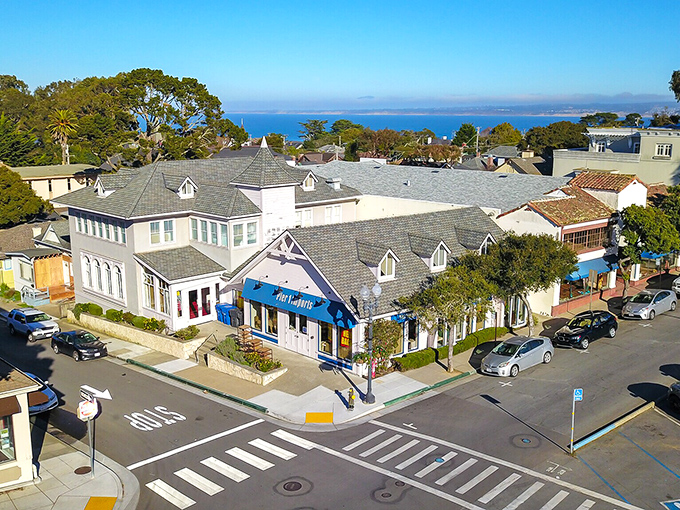 Lighthouse Avenue offers that increasingly rare shopping experience—blocks without a single chain store, where "big box" refers only to gift wrapping.