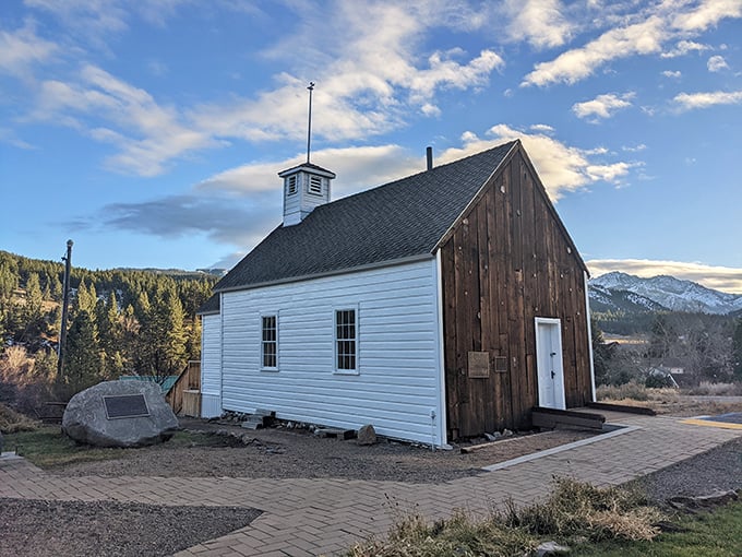 The Old Webster Schoolhouse stands as a charming reminder that history class is much more appealing when it's actually historic.