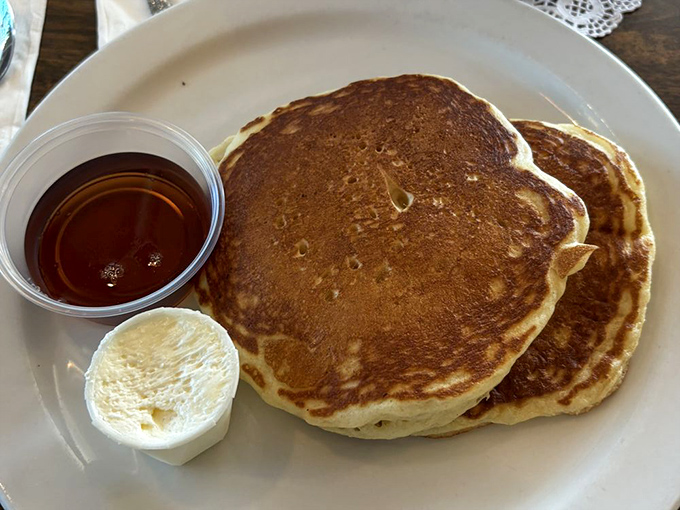 These pancakes aren't just breakfast, they're edible sunshine—golden discs of joy that make Monday feel like Saturday morning.