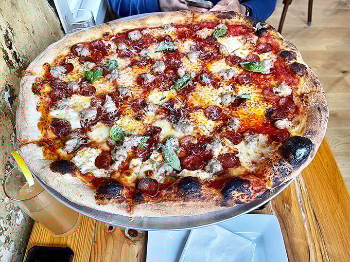 This isn't just a pizza – it's a masterpiece of balance where every ingredient plays its part in perfect harmony.