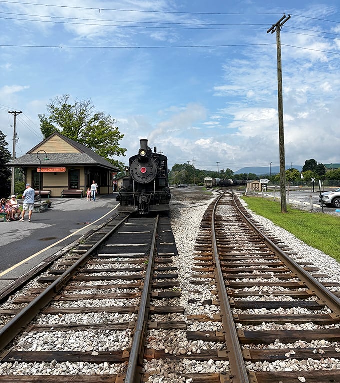 Two tracks diverged in Hollidaysburg, and you—lucky traveler—can take the one with the steam engine.