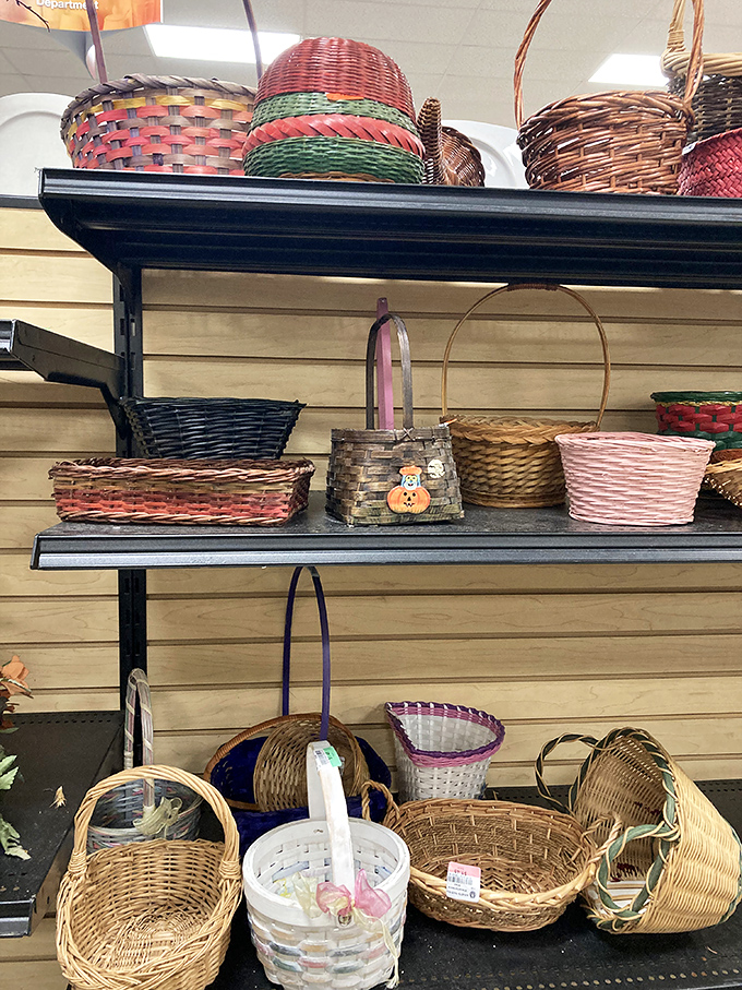 Basket case in the best way possible! These woven wonders could cradle everything from Easter eggs to your growing collection of remote controls.