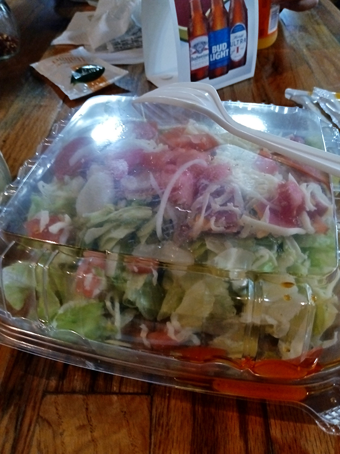 A fresh garden party in a to-go container. This salad proves Josie's understands balance—it's not all about the pizza.